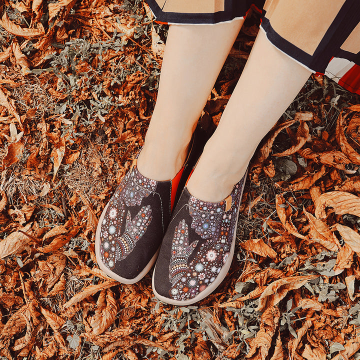 UIN] スリッポン レディース ウォーキングシューズ キャンバス